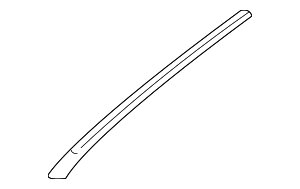 2002-2008 Jaguar X-Type Reveal Molding C2S36550 | Haper Jaguar Parts