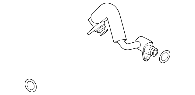 11538853293 - 2016 BMW K Hlmittel R Cklaufleitung 171040 (11-53-8-853 ...