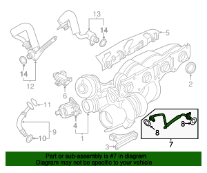 11428678840 - 2012-2018 BMW Oil Inlet Tube (11-42-8-678-840) | BMW of ...