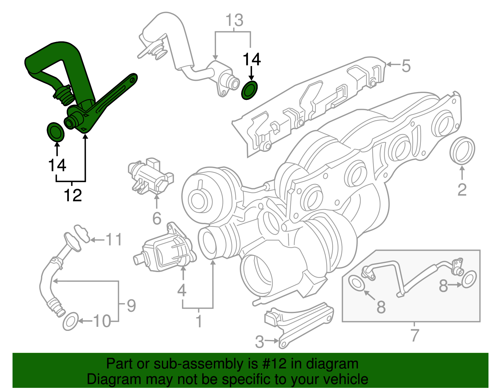 11538853292 - 2012-2018 BMW Water Pipe (11-53-8-853-292) | Parts ...