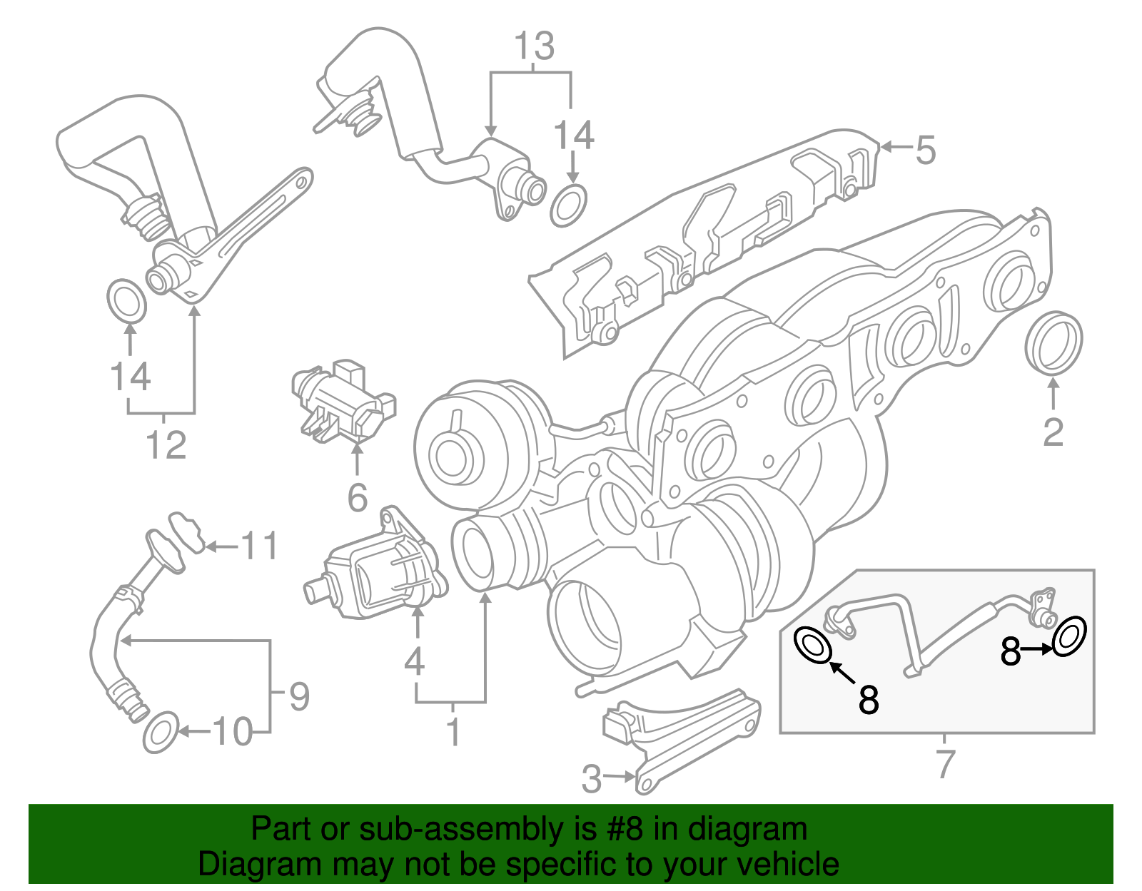 Genuine BMW 07-11-9-907-330 | Oil Inlet Tube O-Ring | FREE Shipping on ...