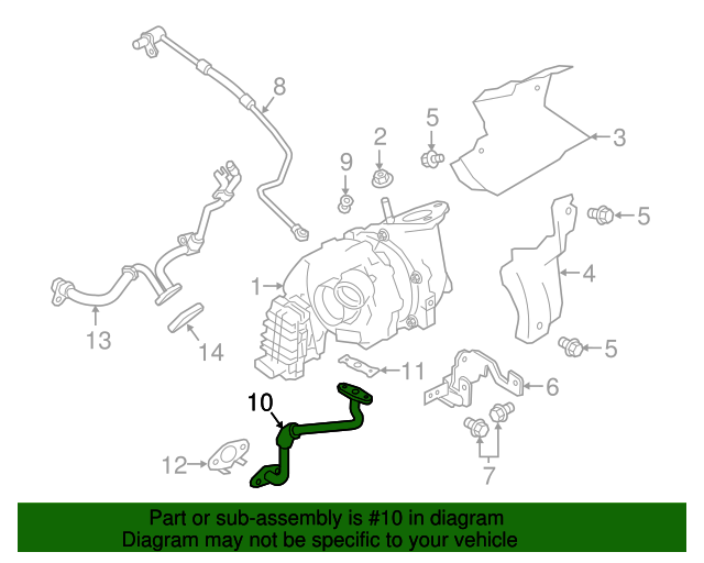 2016-2021 Land Rover Oil Return Line LR061978 | OEM Parts Online