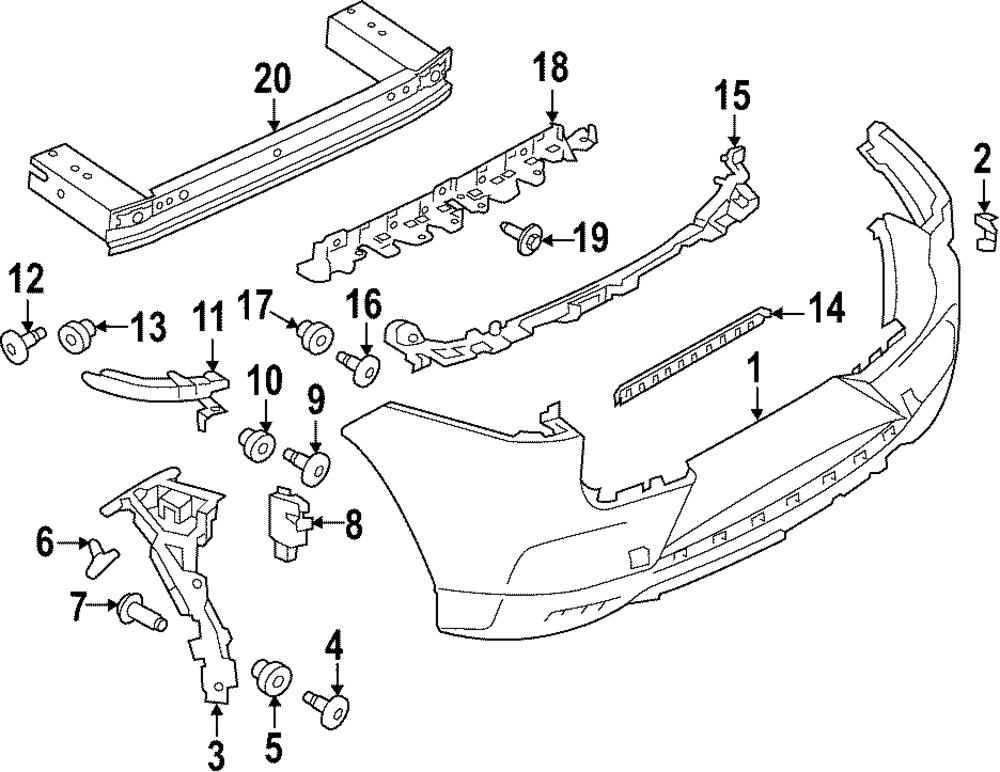 2019-2023 Jaguar I-Pace Center Bracket T4K5190 | JaguarParts.com