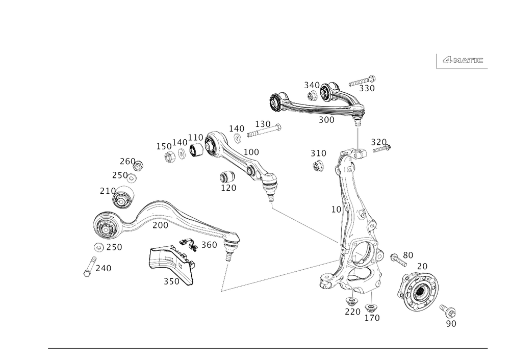 222-330-97-02 - Transverse Control Arm 2018-2021 Mercedes-Benz S63 AMG | Mercedes-Benz USA Parts