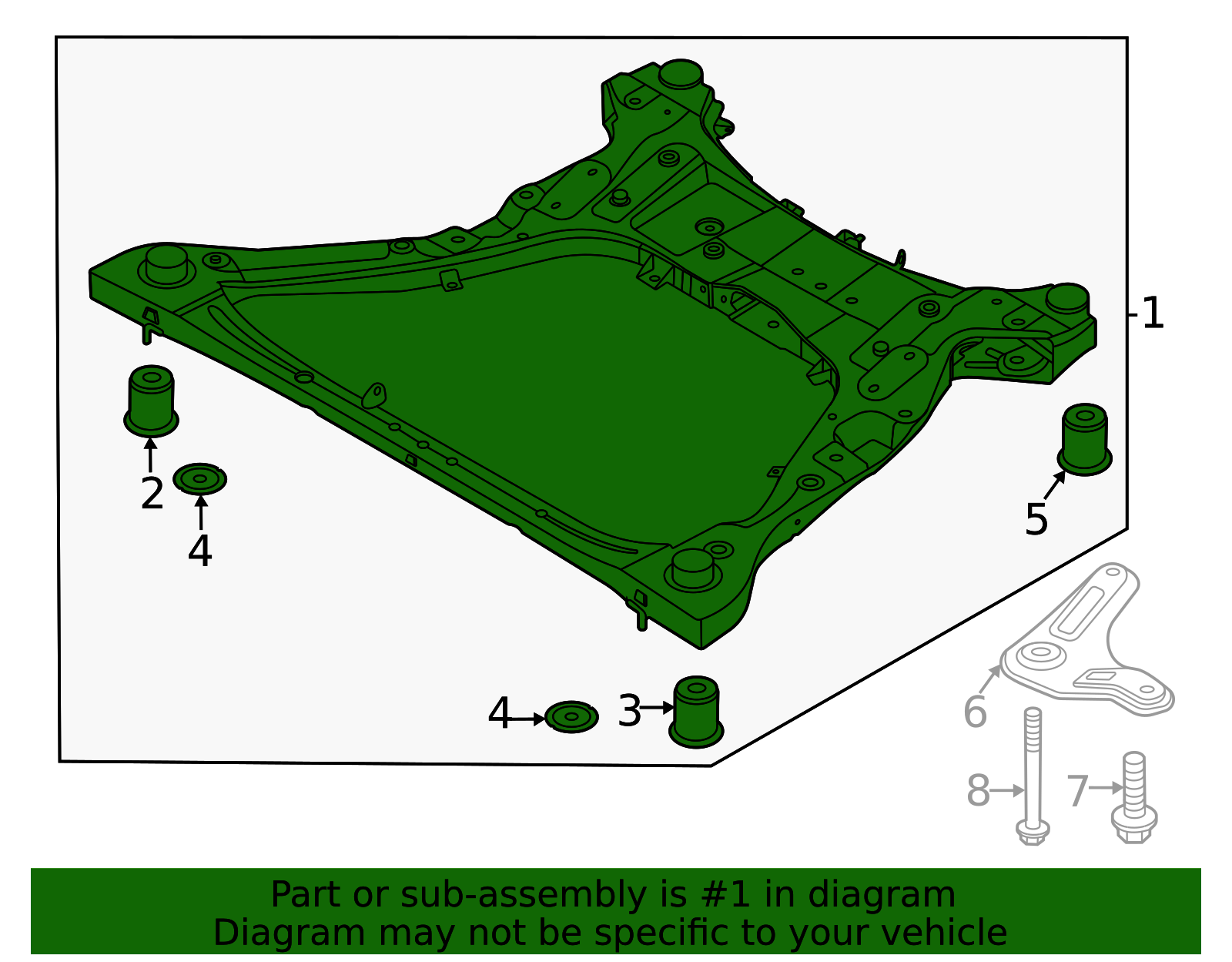 62405-R0500 - Suspension Sub-Frame Cross-Member 2025 Kia Carnival | Kia ...