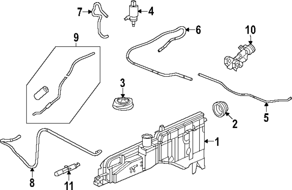 76827-T90-A02 - 2023-2025 Honda Pilot - Valve Assembly | Genuine Honda Parts
