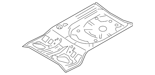 2019-2024 Mazda 3 Rear Floor Pan BDYT-53-70X | RealMazdaParts.com