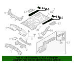 2019-2024 Mazda 3 Frame(R) Rear Side Upper - Passenger Side (RH) BDMT ...