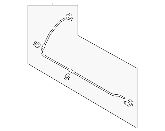 25451-R5500 - Engine Coolant Overflow Hose 2021-2025 Kia Sorento | Kia ...