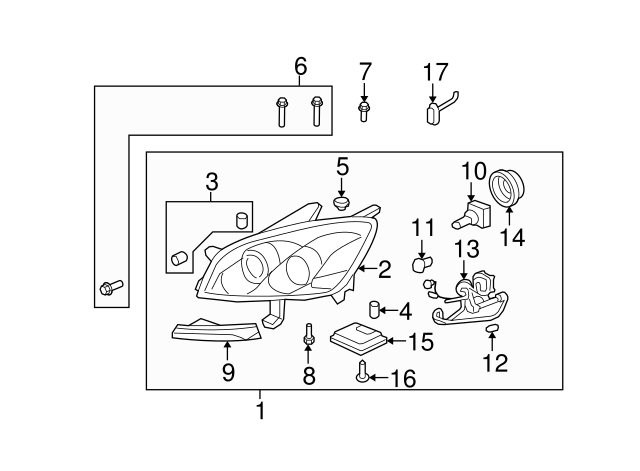 2003-2017 GM OEM NEW 03-17 GM Buick GMC Cadillac Saturn Enclave Head ...