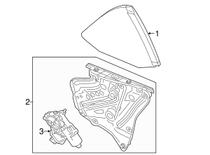22829813 - OEM GM Quarter Glass | GMPartsCenter.net | GM Parts Center
