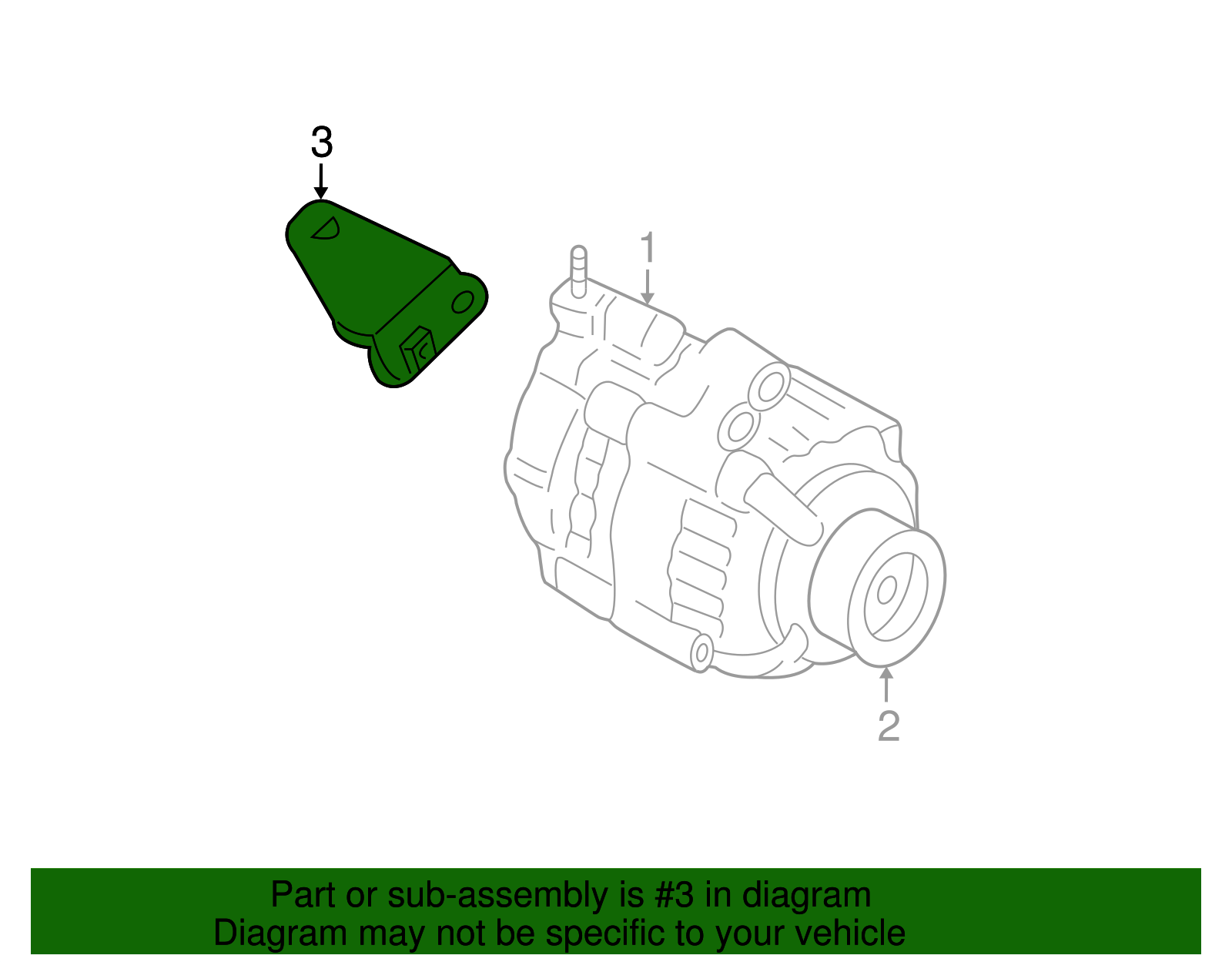 31113-R70-A00 - 2008-2015 Honda - Stay Alternator | All Discount Parts ...