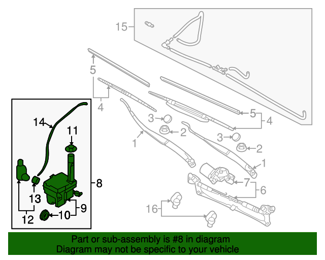 98610-2G001-DS - Reservoir Assembly 2008-2010 Kia Optima | Kia.Parts Store