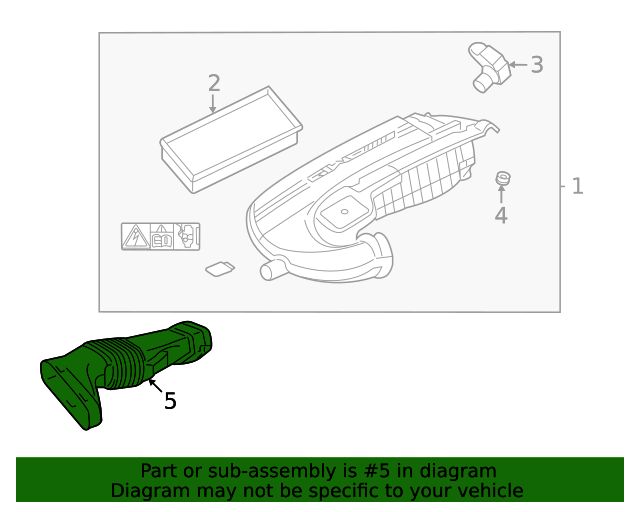 177-090-54-00 - Inlet Duct 2018-2021 Mercedes-Benz | Mercedes-Benz USA ...