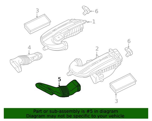177-090-55-00 - Inlet Duct 2018-2020 Mercedes-Benz | Mercedes-Benz USA ...