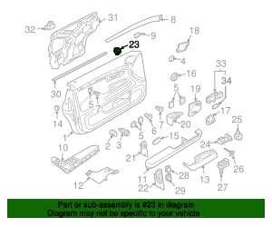 2002-2009 Audi Window Switch 8Z0-959-855-C-5PR | Audi USA Parts