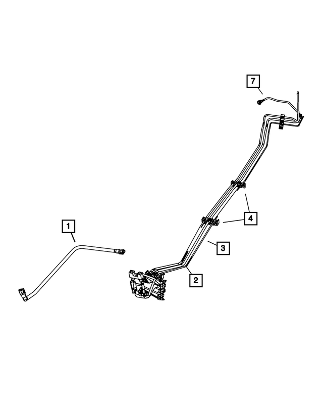 4766155AA - Fuel Supply Tube - 2008-2014 Mopar | OEM Parts Quick