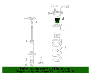 2021-2022 GM Strut Bumper 84684007 | GMPartsDirect.com