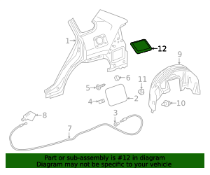 2019-2023 Toyota Pressure Vent 62940-0R030 | Toyota Parts