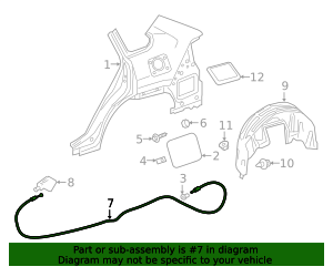 2019-2023 Toyota Release Cable 77035-0R060 | Toyota Parts Center