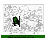 2013-2020 GM Front Seat Back Frame 13518923 | GMPartsDirect.com