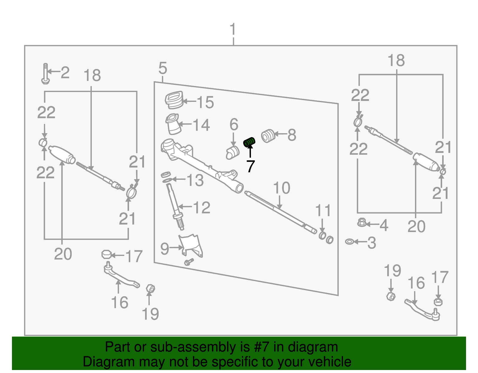 2007-2010 Nissan Versa Steering Gear Spring 48237-ED000 | Nissan Parts ...