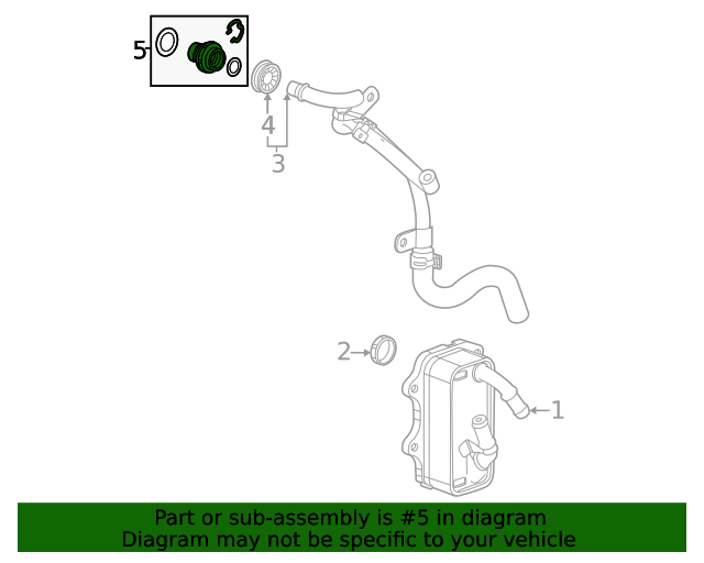 2019-2023 Cadillac F Fitting 12668024 | GMPartsDirect.com
