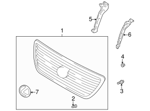 90119-06590 - Grille Assembly Bolt - 1998-1999 Lexus LX470 | My L Parts