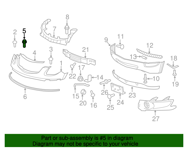 2008 Buick Enclave Applique 25806463 | GMPartsDirect.com