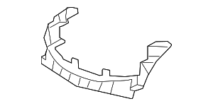 25846047 - Front Bumper Fascia Upper Support 2008-2012 Buick Enclave ...