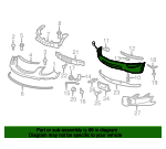 2008-2012 Buick Enclave Front Lower Bumper Cover 20779099 GM ...