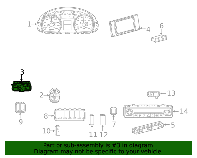 9069053101 - Headlight Switch 2010-2022 Mercedes-Benz | Mercedes-Benz ...