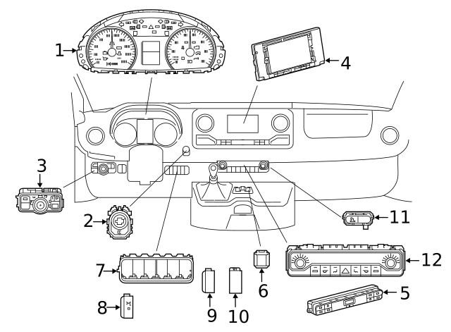 90790544029107 - Switch 2019-2021 Mercedes-Benz | Mercedes-Benz USA Parts