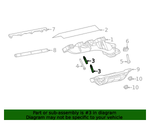 2019-2023 Mopar Manifold Stud 6512787AA | AutoNationParts.com