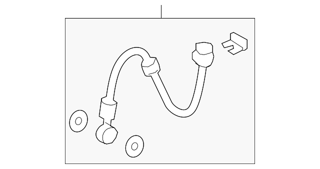 2022 Acura MDX Brake Hose 01465-TYA-A00 | Acura Parts World