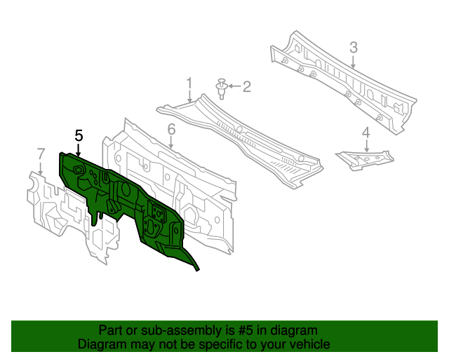 55101-04520 - Dash Panel - 2016-2023 Toyota Tacoma | OEM Genuine Toyota ...