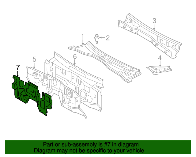 2016-2023 Toyota Tacoma Insulator 55223-04050 | Toyota Parts