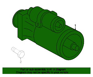 Genuine Starter for 2006-2007 Saab 9-7x | Part# 89017846 | Over 30% Off ...