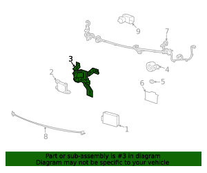 2020-2023 Cadillac CT4 Forward Range Radar Bracket 84752518 GM ...