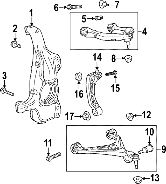2022-2024 GMC Upper Control Arm Adjust Cam 85109491 GM | GMPartsDirect.com