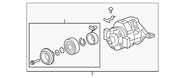 2009-2014 GM Air Conditioning Compressor and Clutch Assembly 37183467 ...