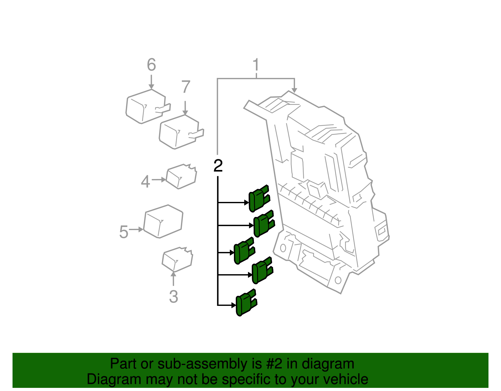 2006-2014 Hyundai Mini Fuse 18980-04819 | Hyundai Wholesale Direct