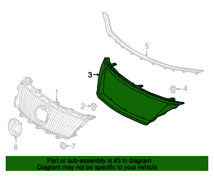 2011-2015 Lexus Grille Surround 53111-53250 | OEM Parts Online