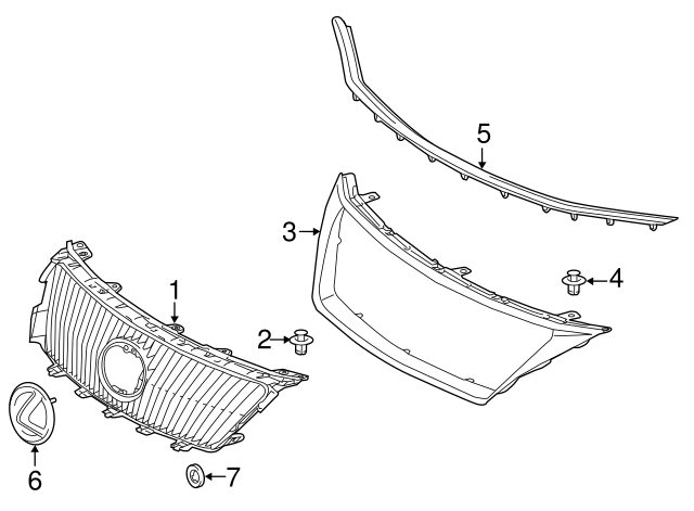 53112-53230 - Grille - 2013-2015 Lexus | MyLexusParts