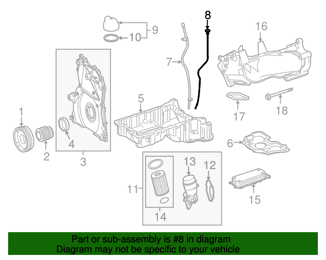 2012-2016 Mercedes-Benz Dipstick 642-010-41-72 | MB OEM Parts