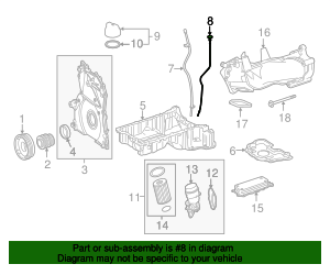 2012-2016 Mercedes-Benz Dipstick 642-010-41-72 | MB OEM Parts
