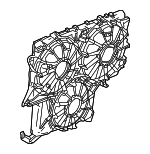 2020-2022 GM Engine Coolant Fan Rear Shroud 84203930 | GMPartsDirect.com