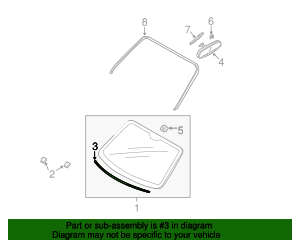 86121-3E000 - Dam 2003-2009 Kia Sorento | Kia.Parts Store