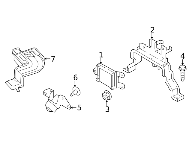 2017-2024 Nissan Daytime Run Lamp Screw 01454-A5071 | TascaParts.com