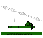 2008-2020 Mopar Intermediate Shaft 5085094AC | TascaParts.com